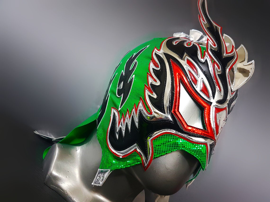 Ultimo Dragon Wrestling Mask Luchador Costume Wrestler Lucha - Etsy
