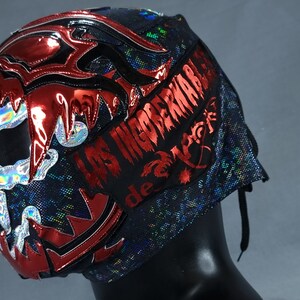 Hand Made TITAN Wrestling Mask Luchador Costume Wrestler Lucha Libre ...