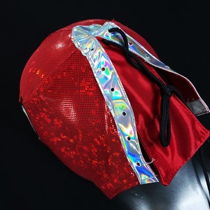 RED DEMON MASK Style Wrestling Mask Luchador Costume Wrestler Lucha ...