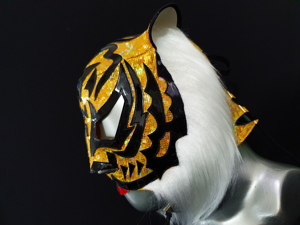 Tiger Mask Wrestling Mask Luchador Costume Wrestler Lucha - Etsy
