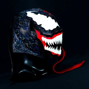 BUSHI VENOM Wrestling Mask Luchador Costume Wrestler Lucha Libre ...