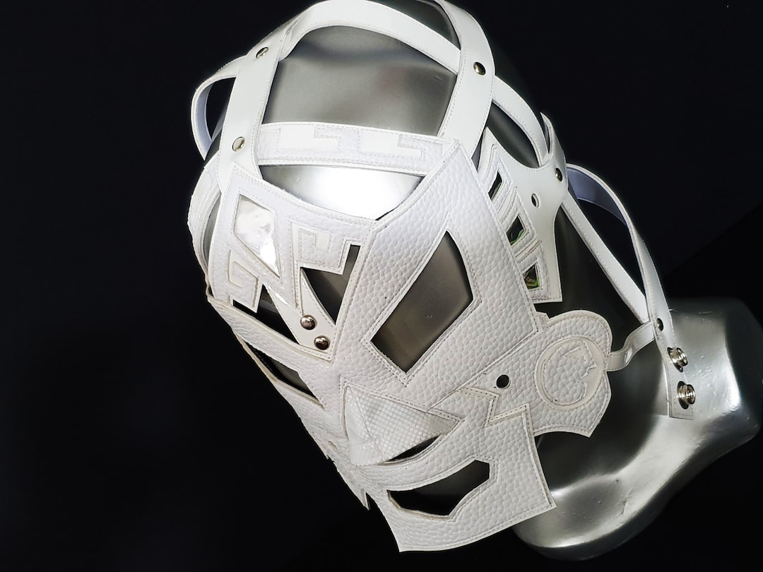 Hand Made AZTEK Wrestling Mask Luchador Costume Wrestler Lucha Libre ...