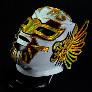 Hand Made AZTECK Wrestling Mask Luchador Costume Wrestler Lucha Libre ...