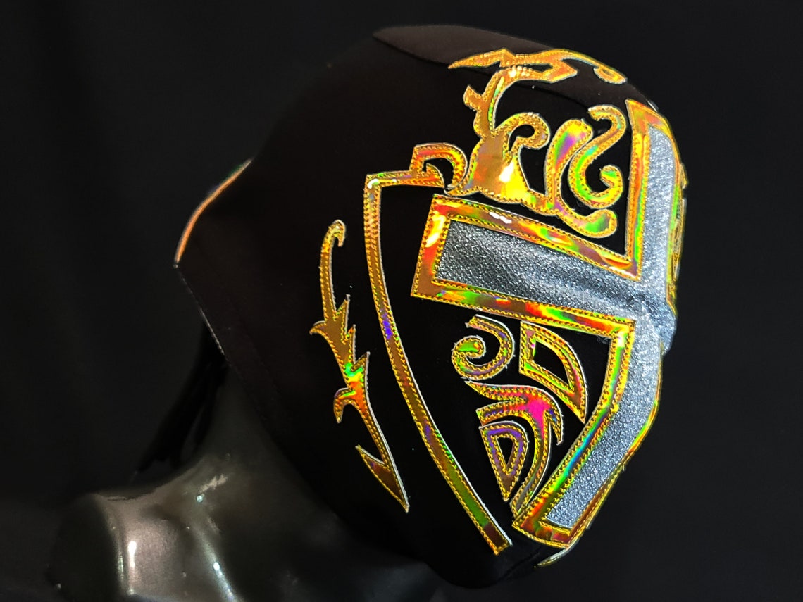 GLADIATOR RETRO Style Wrestling Mask Luchador Costume Wrestler Lucha ...