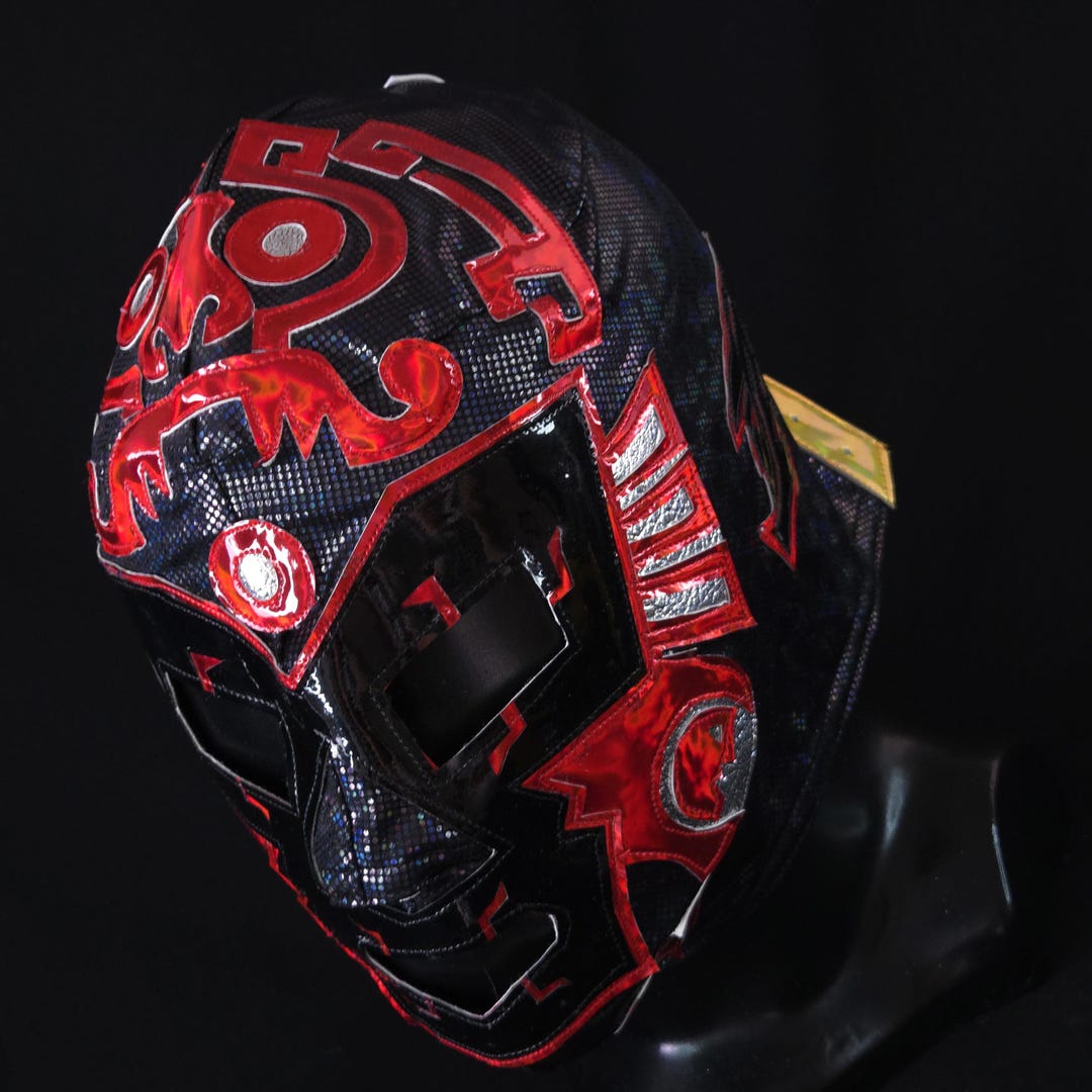 Hand Made WAGNER MASK Wrestling Mask Luchador Costume Wrestler Lucha ...
