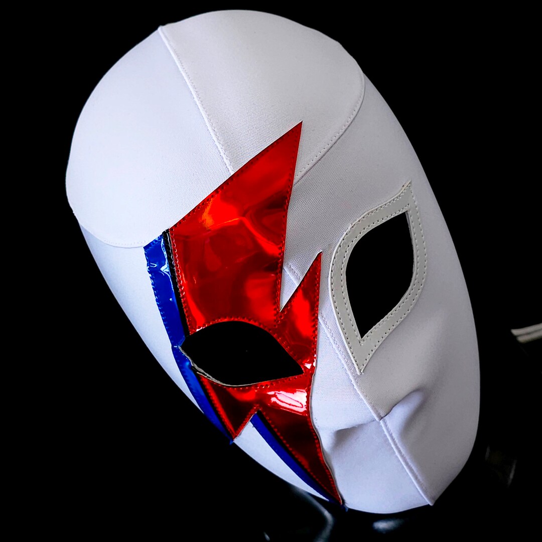 Hand Made BOWIE MASK Wrestling Mask Luchador Costume Wrestler Lucha ...