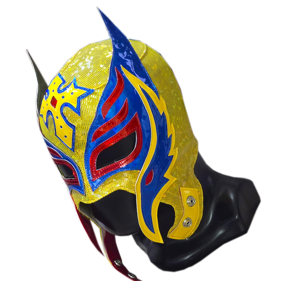 KING Mask Wrestling Mask Luchador Costume Wrestler Lucha Libre Mexican ...