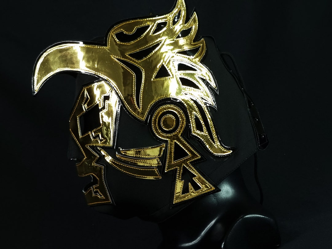 Hand Made AZTEK MASK Wrestling Mask Luchador Costume Wrestler Lucha ...