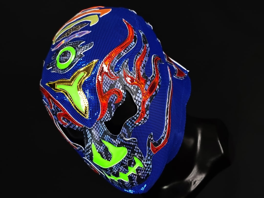 SKULL MASK Wrestling Mask Luchador Costume Wrestler Lucha Libre Mexican ...