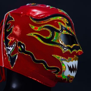 Hand Made TITAN Mask Wrestling Mask Luchador Costume Wrestler Lucha ...