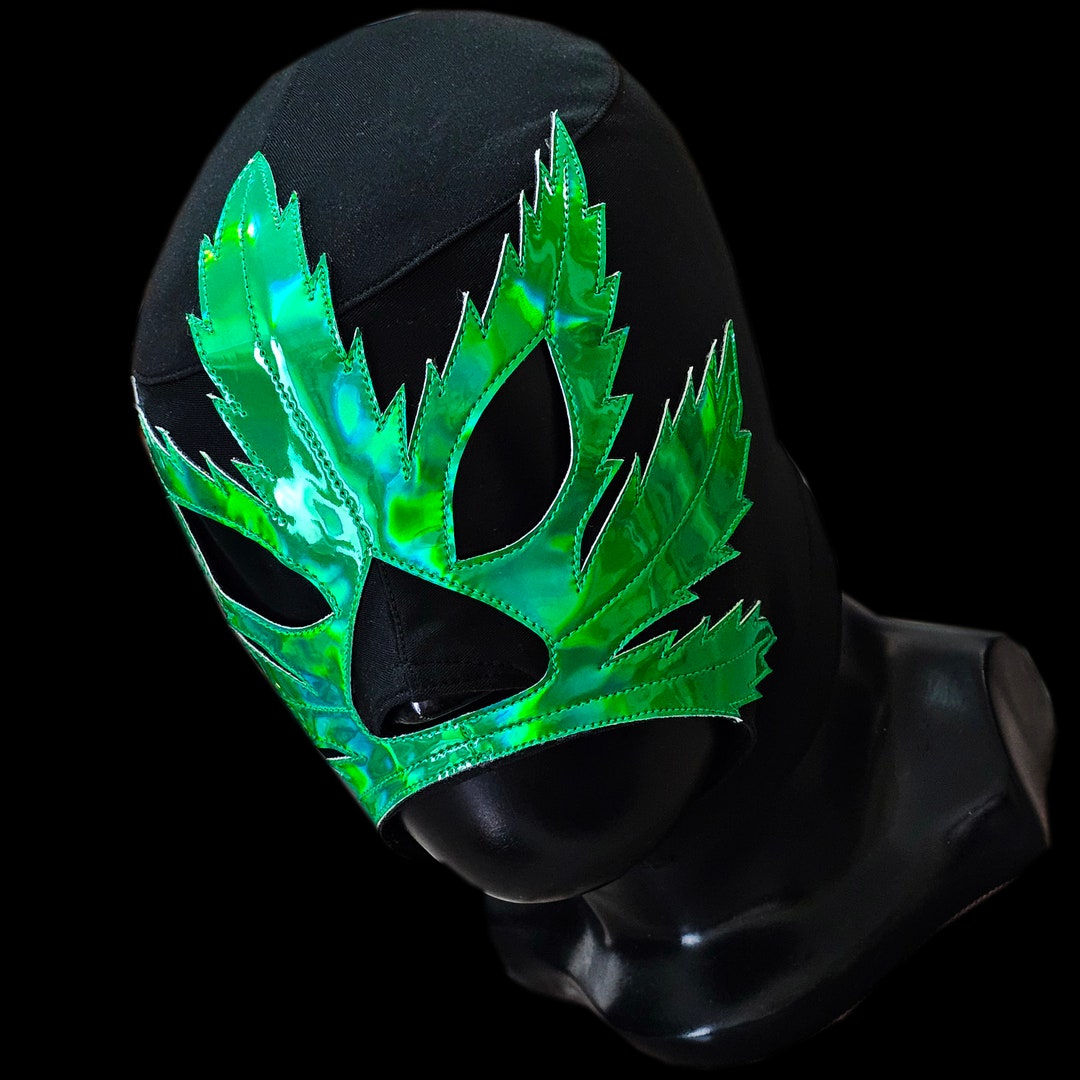 Hand Made WEED Mask Wrestling Mask Luchador Costume Wrestler Lucha ...