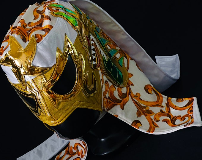 Hand Made Dragon MASK Wrestling Mask Luchador Costume Wrestler Lucha ...