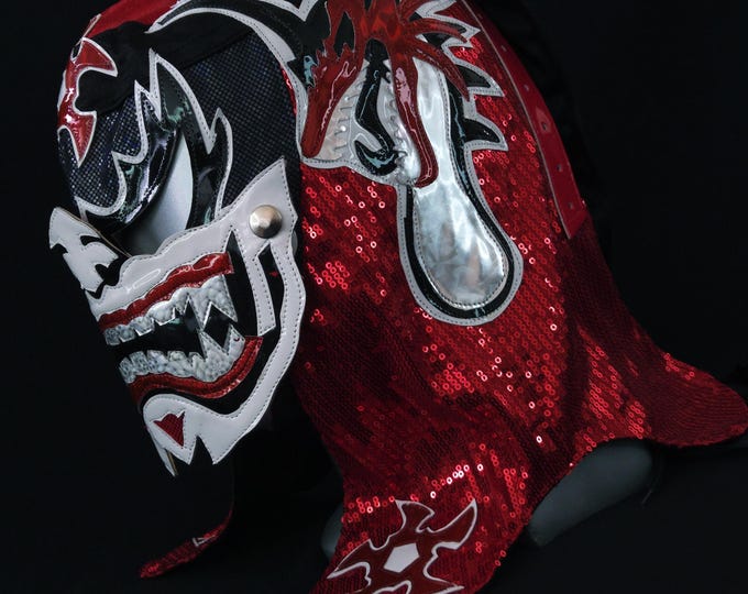 Hand Made Dragon Mask Wrestling Mask Luchador Costume Wrestler Lucha ...