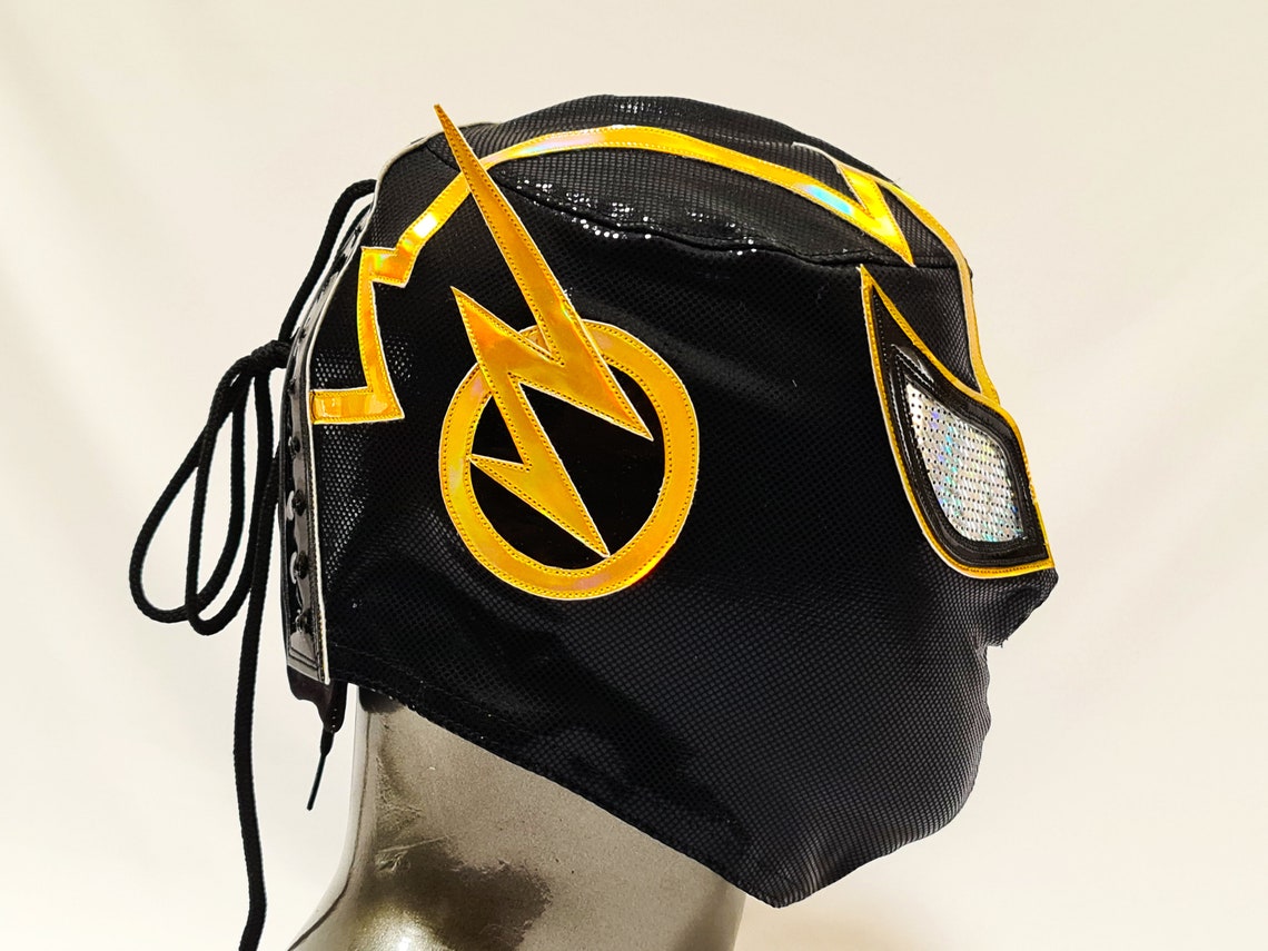 THUNDER Mask Wrestling Mask Luchador Costume Wrestler Lucha - Etsy