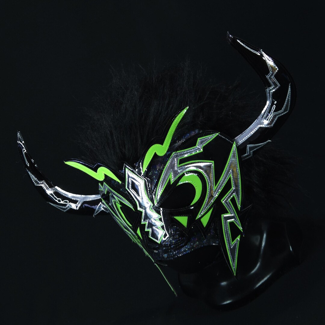 Hand Made PSYCHO Mask Wrestling Mask Luchador Costume Wrestler Lucha ...