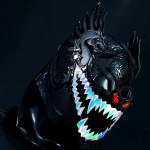 Hand Made DRAGON MASK Wrestling Mask Luchador Costume Wrestler Lucha ...