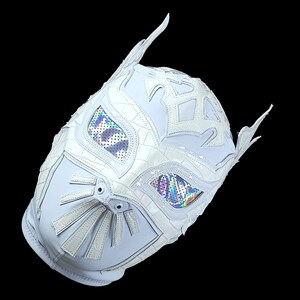 Hand Made ANGEL MASK Wrestling Mask Luchador Costume Wrestler Lucha ...