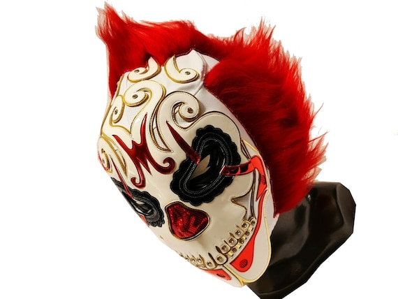It Clown Mask Wrestling Mask Luchador Costume Wrestler Lucha - Etsy