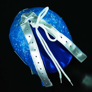 Hand Made BLUE SHARK MASK Wrestling Mask Luchador Costume Wrestler ...