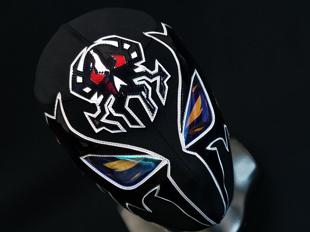SPIDER Wrestling Mask Luchador Costume Wrestler Lucha Libre Mexican ...