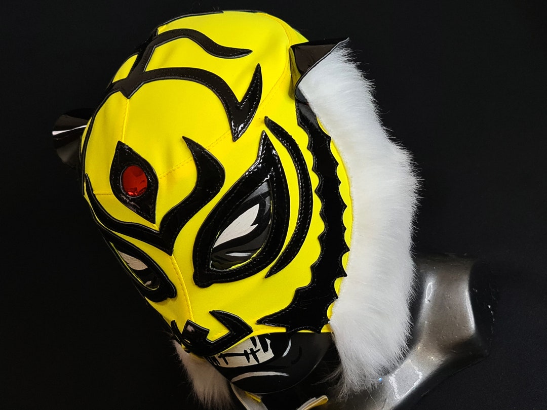 TIGER Mask Wrestling Mask Luchador Costume Wrestler Lucha Libre Mexican ...