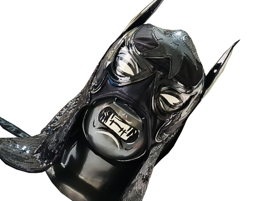 BAT PENTAGON Mask Wrestling Mask Luchador Costume Wrestler - Etsy