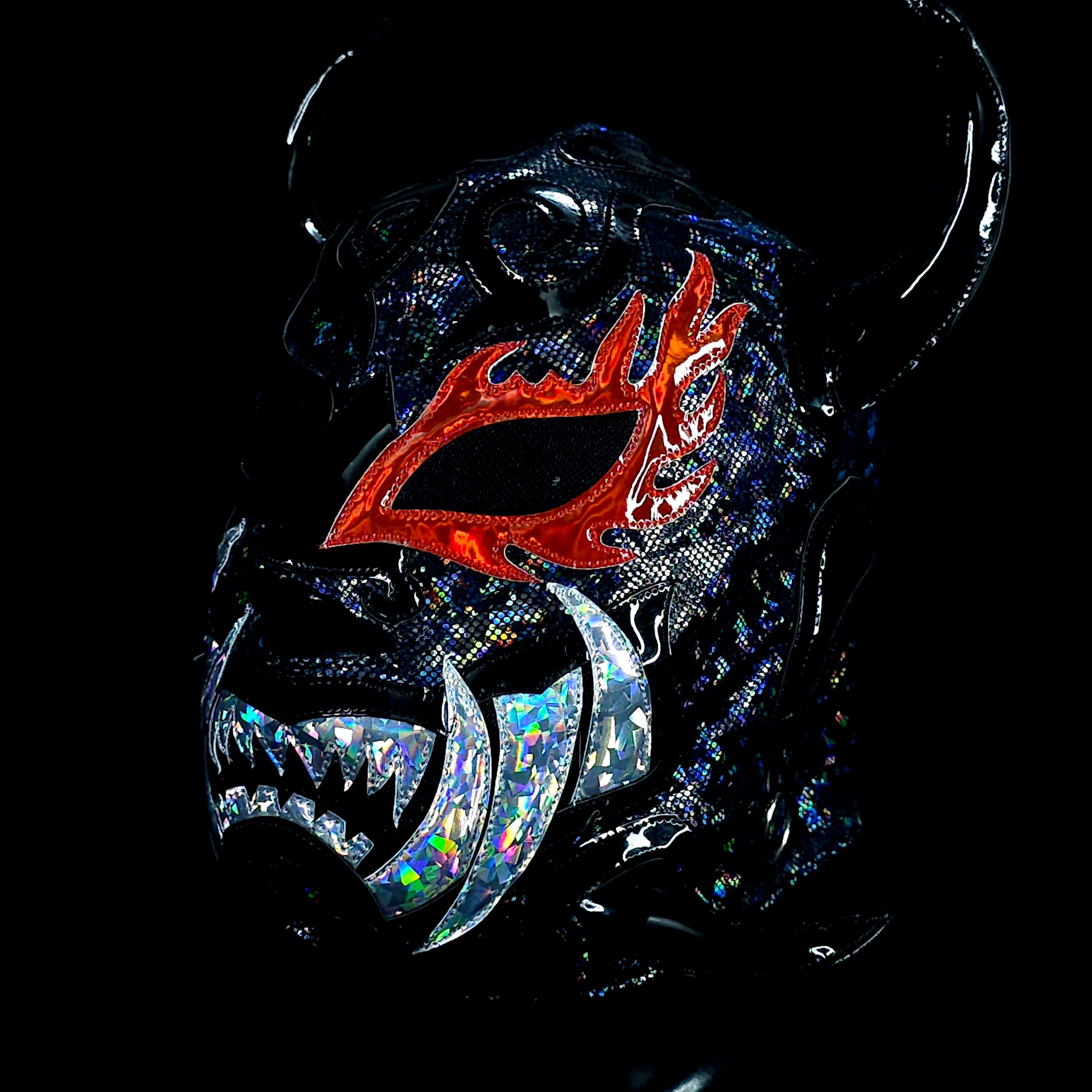 DEMON Wrestling Mask Luchador Costume Wrestler Lucha Libre Mexican Mask ...