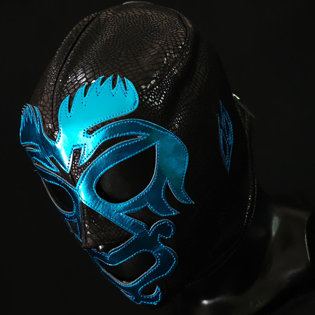 MANO NEGRA Mask Wrestling Mask Luchador Costume Wrestler Lucha Libre ...
