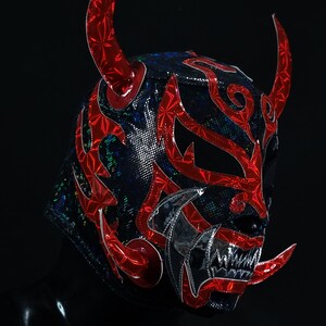 DEVIL DEMON Mask Wrestling Mask Luchador Costume Wrestler - Etsy