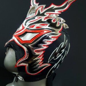 Ultimo Dragon Wrestling Mask Luchador Costume Wrestler Lucha Libre ...