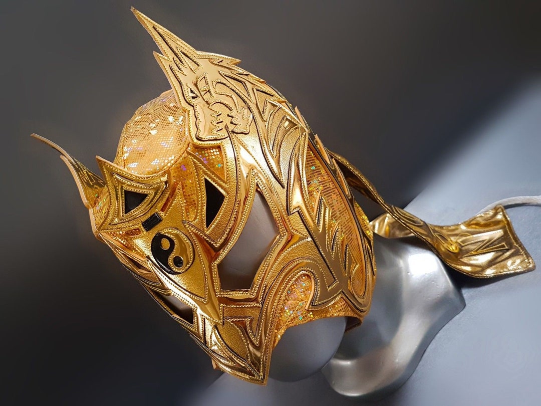 Hand Made Dragon Lee Wrestling Mask Luchador Costume Wrestler Lucha ...