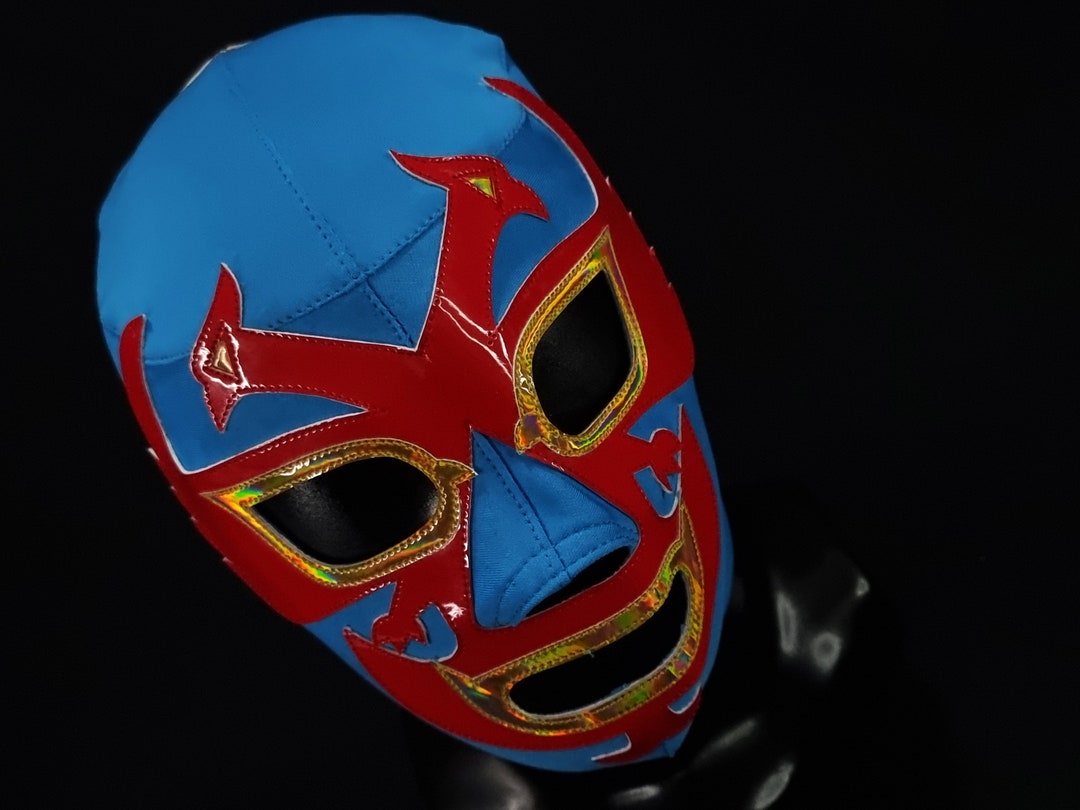 Hand Made CARAS MASK Wrestling Mask Luchador Costume Wrestler Lucha ...