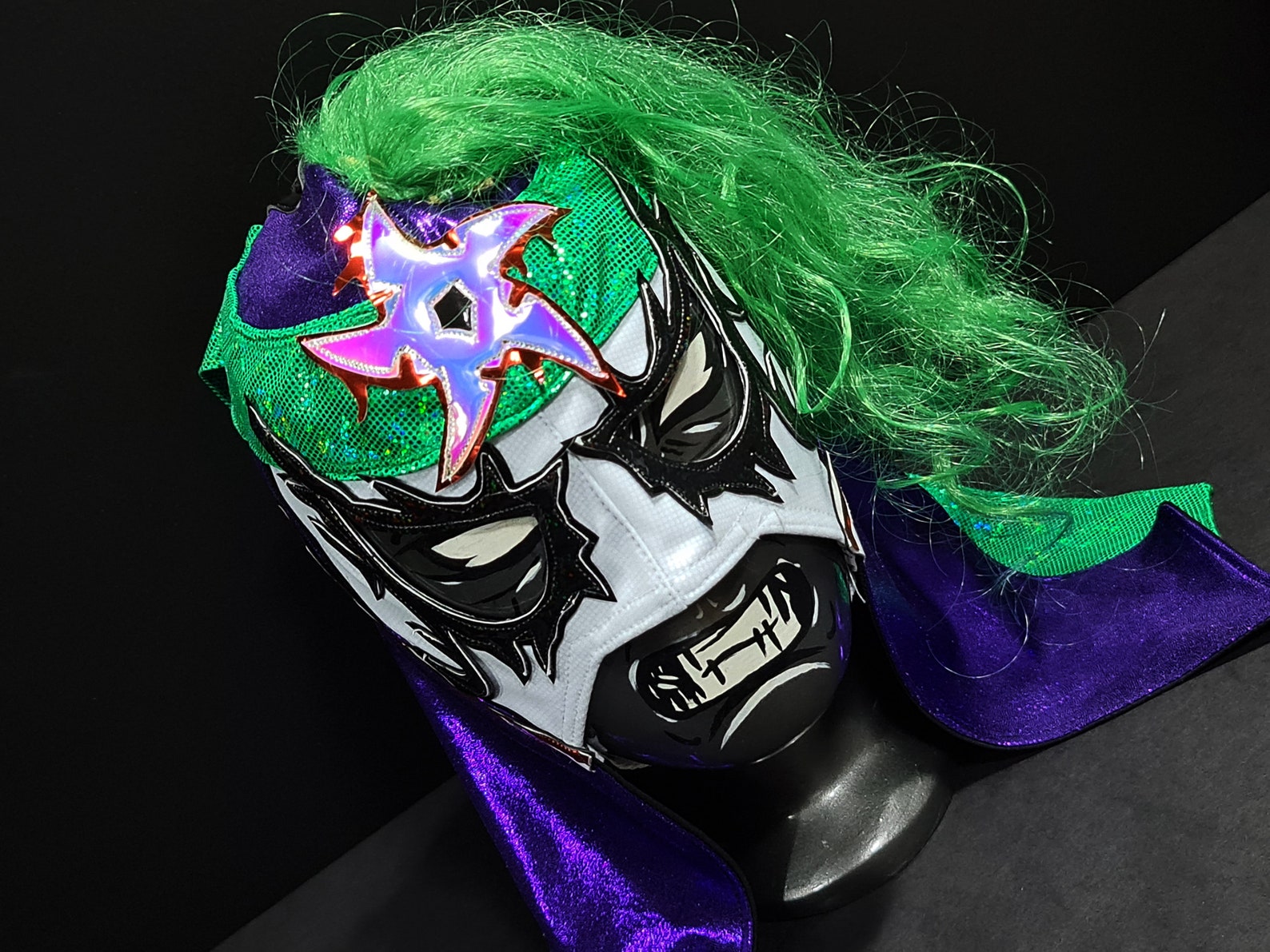 JOKER Wrestling Mask Luchador Costume Wrestler Lucha Libre | Etsy
