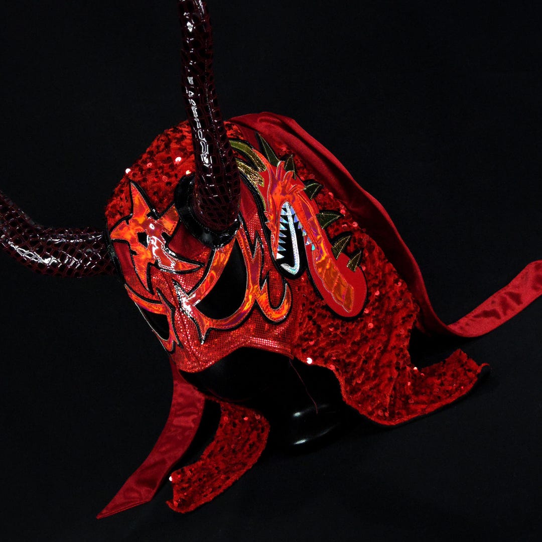 Hand Made PENTAGON Mask Wrestling Mask Luchador Costume Wrestler Lucha ...