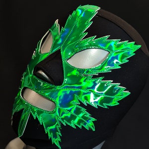Weed Mask Wrestling Mask Luchador Costume Wrestler Lucha Libre Mexican ...