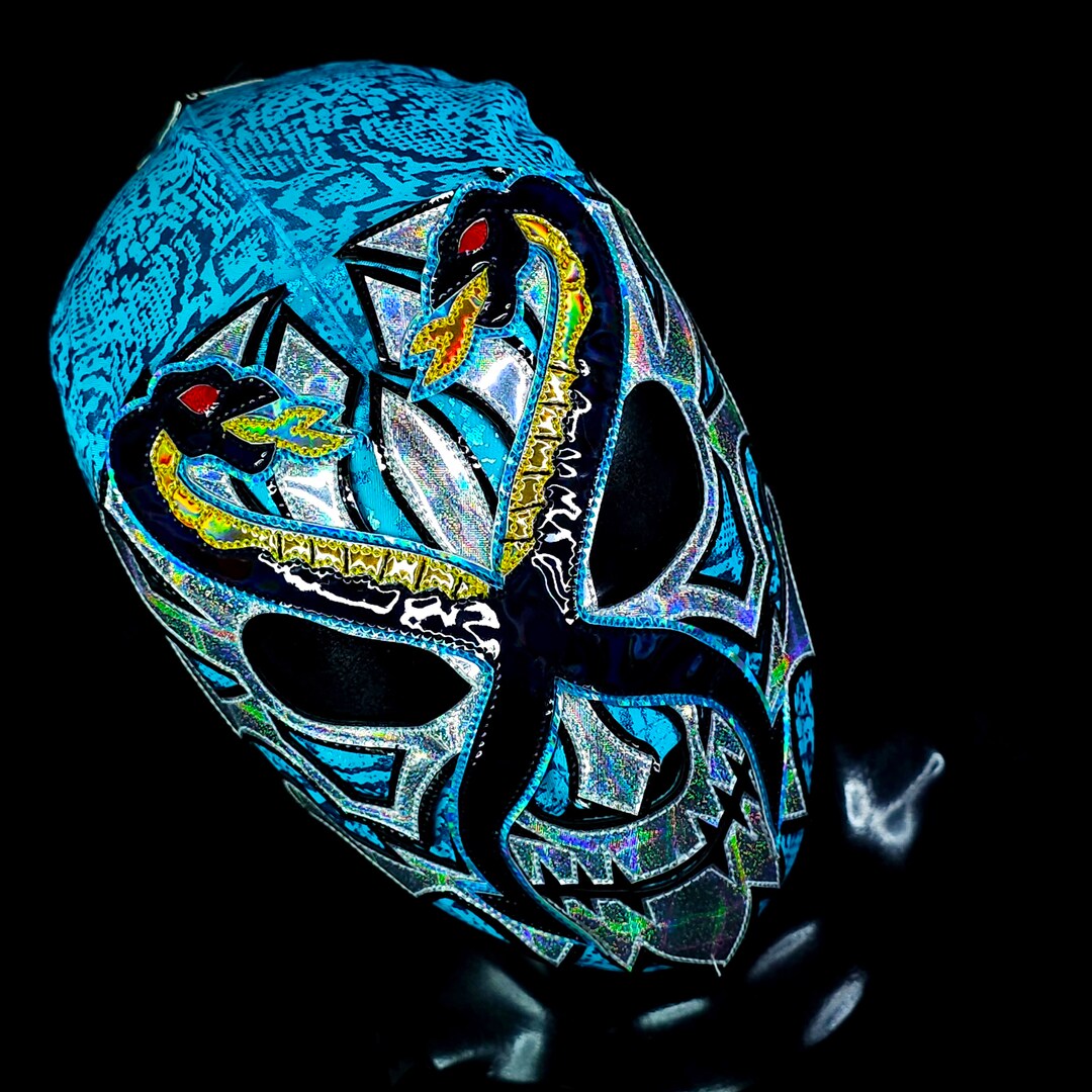 X SNAKES Mask Wrestling Mask Luchador Costume Wrestler Lucha Libre ...