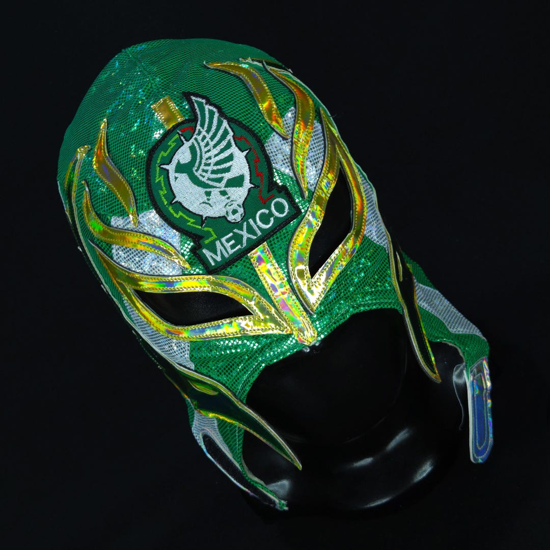 Hand Made Mexico MASK Wrestling Mask Luchador Costume Wrestler Lucha ...