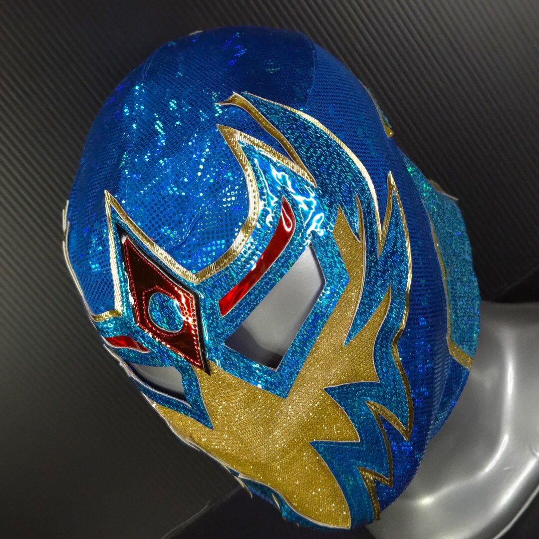 Hand Made NINJA MASK Wrestling Mask Luchador Costume Wrestler Lucha ...