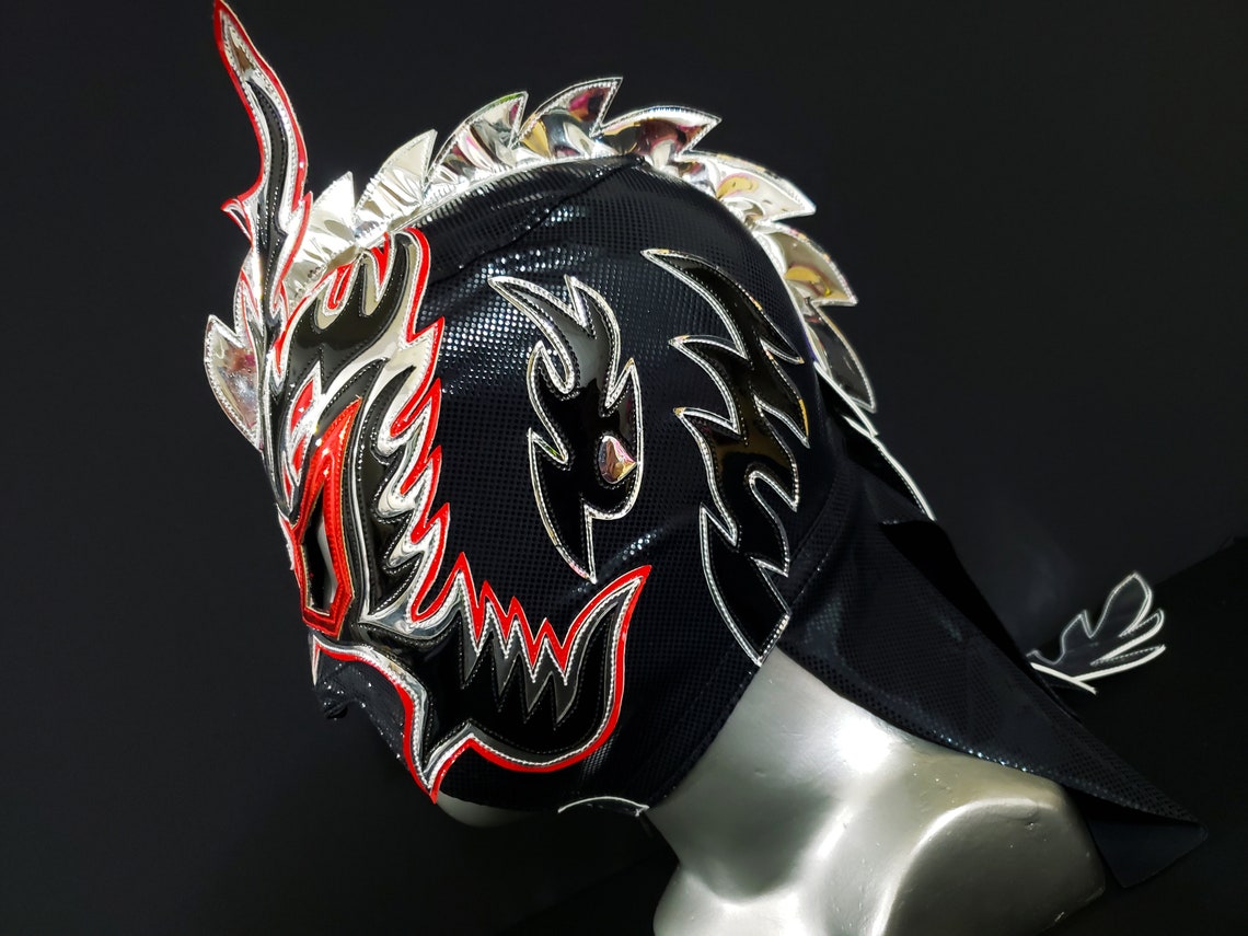Ultimo Dragon Wrestling Mask Luchador Costume Wrestler Lucha | Etsy
