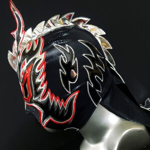 Ultimo Dragon Wrestling Mask Luchador Costume Wrestler Lucha Libre ...