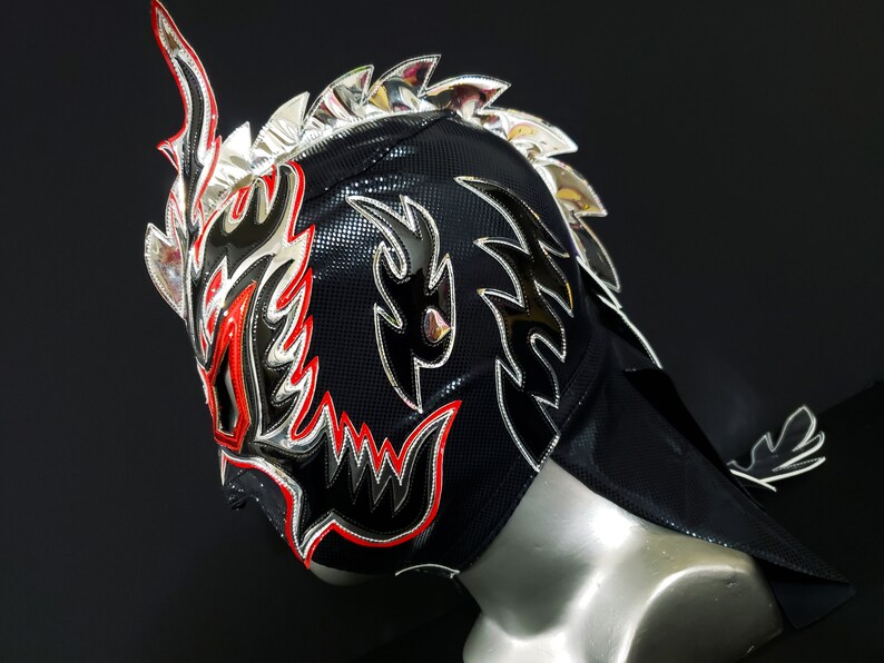 Ultimo Dragon Wrestling Mask Luchador Costume Wrestler Lucha | Etsy