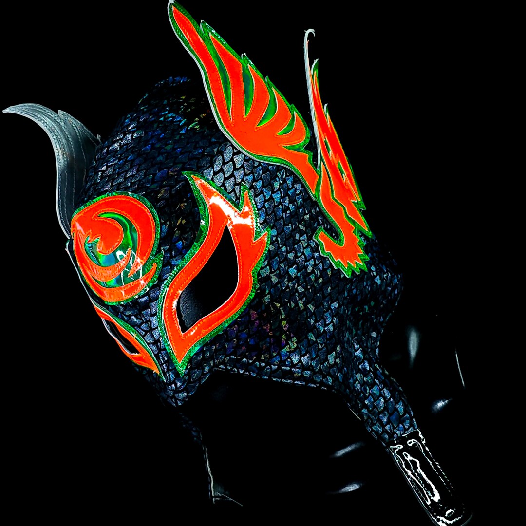 Hand Made ICARUS MASK Wrestling Mask Luchador Costume Wrestler Lucha ...