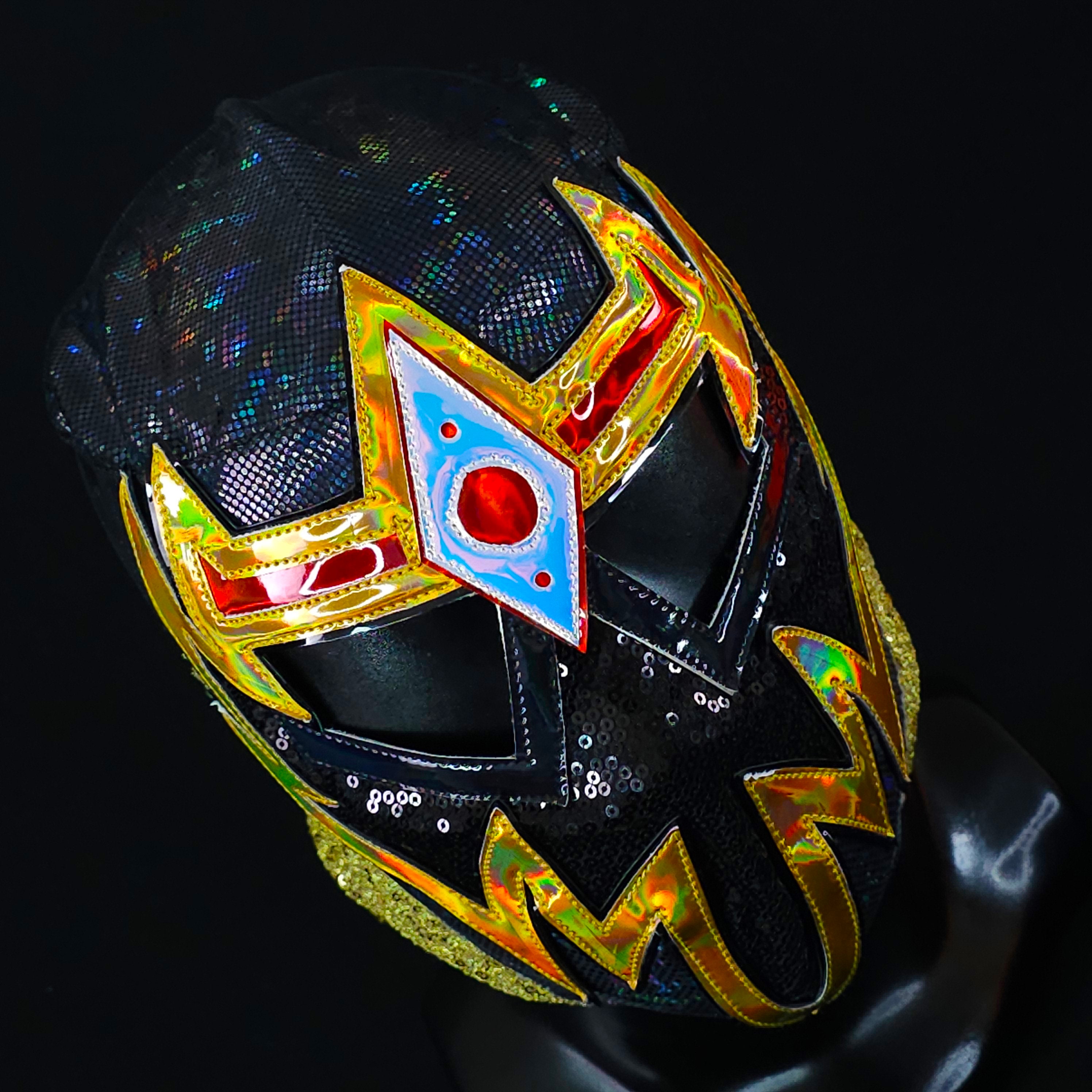 Hand Made NINJA MASK Wrestling Mask Luchador Costume Wrestler Lucha ...