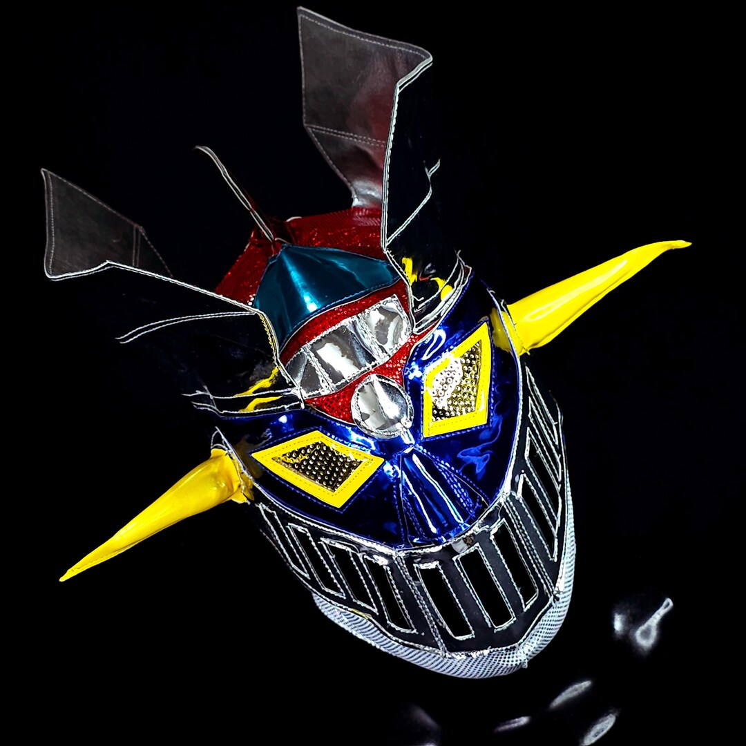 Hand Made MAZINGER Mask Wrestling Mask Luchador Costume Wrestler Lucha ...