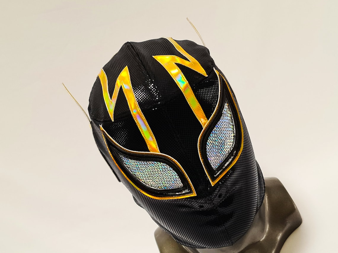 THUNDER Mask Wrestling Mask Luchador Costume Wrestler Lucha - Etsy