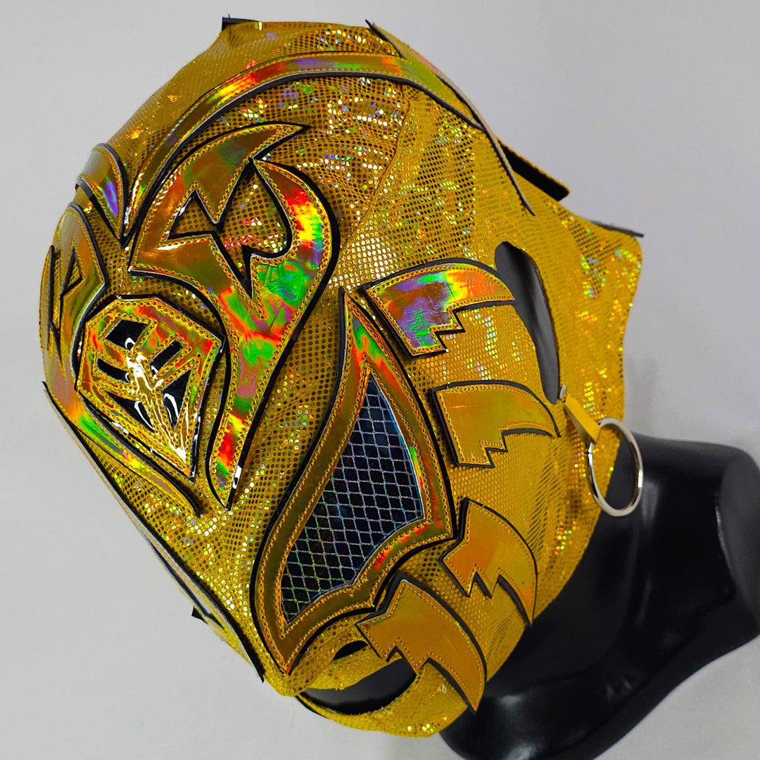 Hand Made SHADOW MASK Wrestling Mask Luchador Costume Wrestler Lucha ...