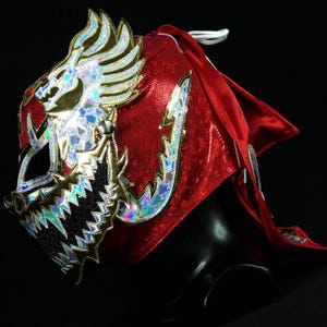 Dragon Mask Wrestling Mask Luchador Costume Wrestler Lucha Libre ...