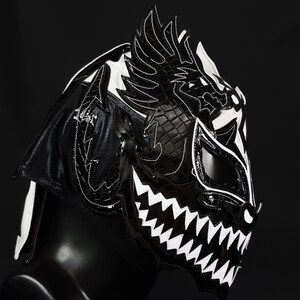 DRAGON MASK Wrestling Mask Luchador Costume Wrestler Lucha Libre ...