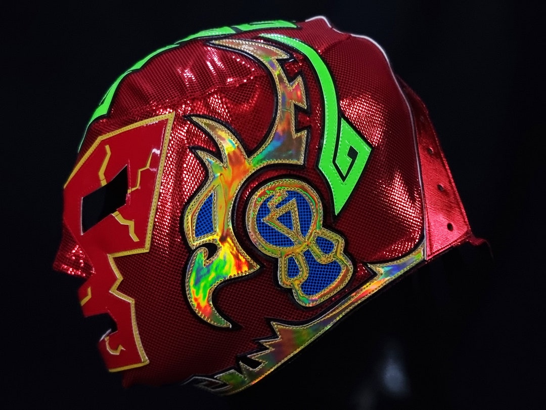 Hand Made AZTEK MASK Wrestling Mask Luchador Costume Wrestler Lucha ...
