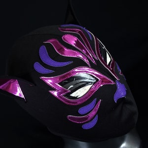 CAT Wrestling Mask Luchador Costume Wrestler Lucha Libre Mexican Mask ...